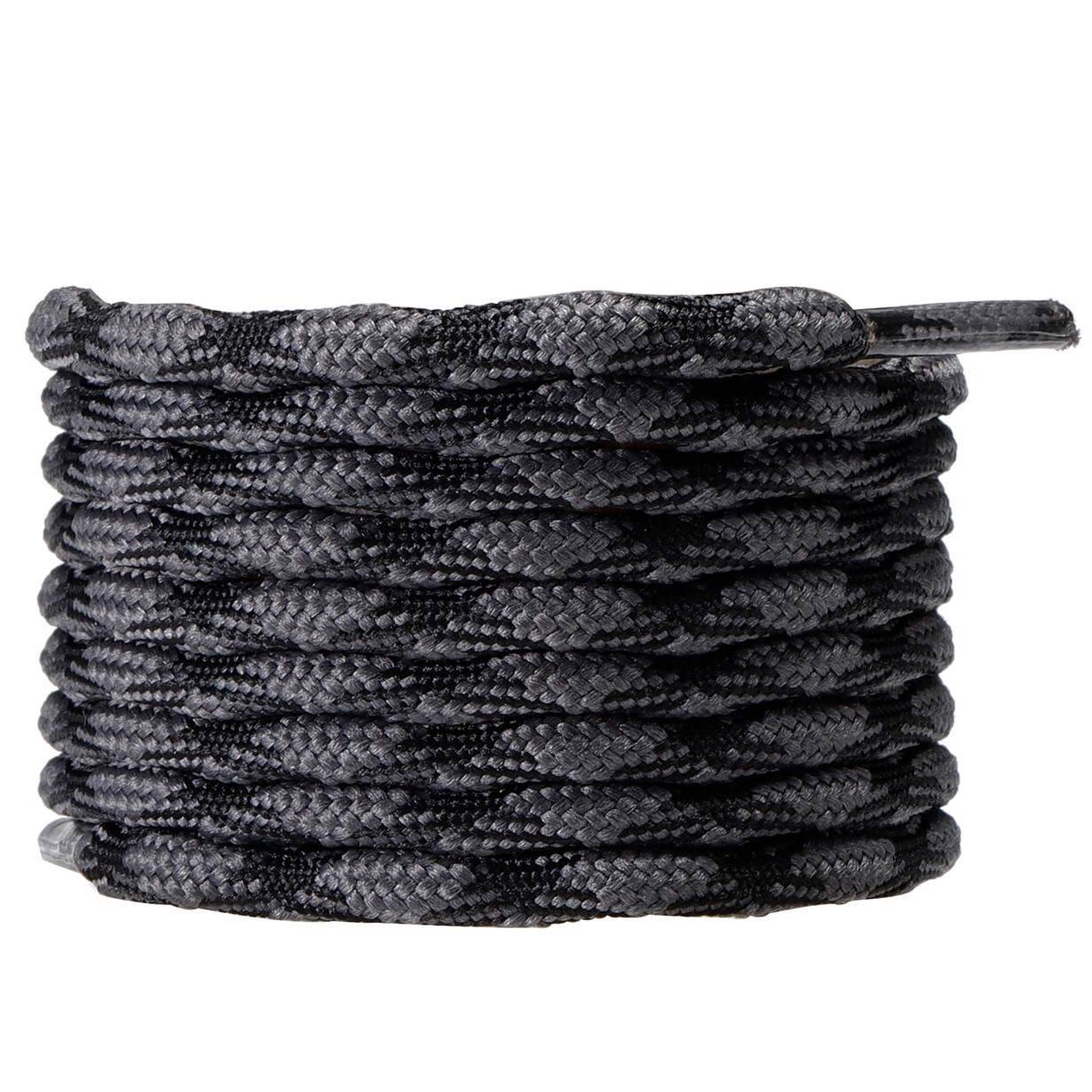 3Pair Wave Gray Black Hiking Work Boot Shoe Laces for 5 6 7 8 eyelets ...