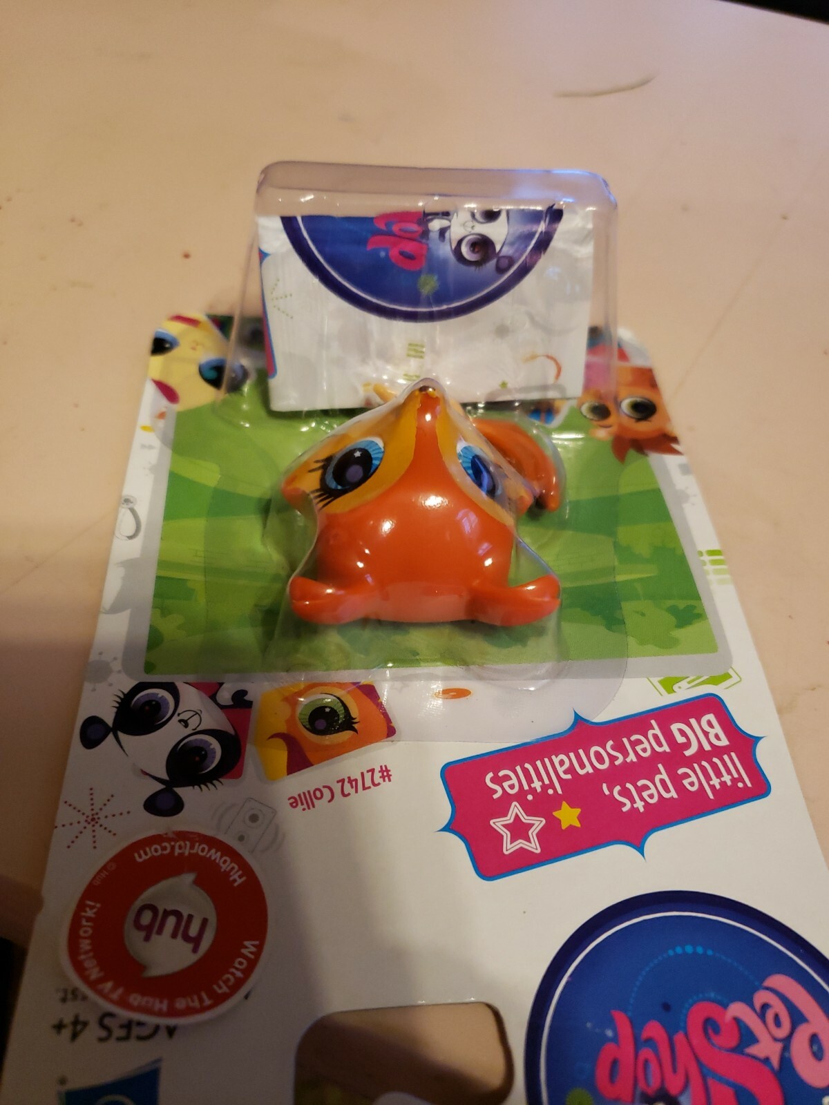 Littlest Pet Shop RARE Collie Dog 2742 Big Blue Eyes Hasbro 2012 HTF ...