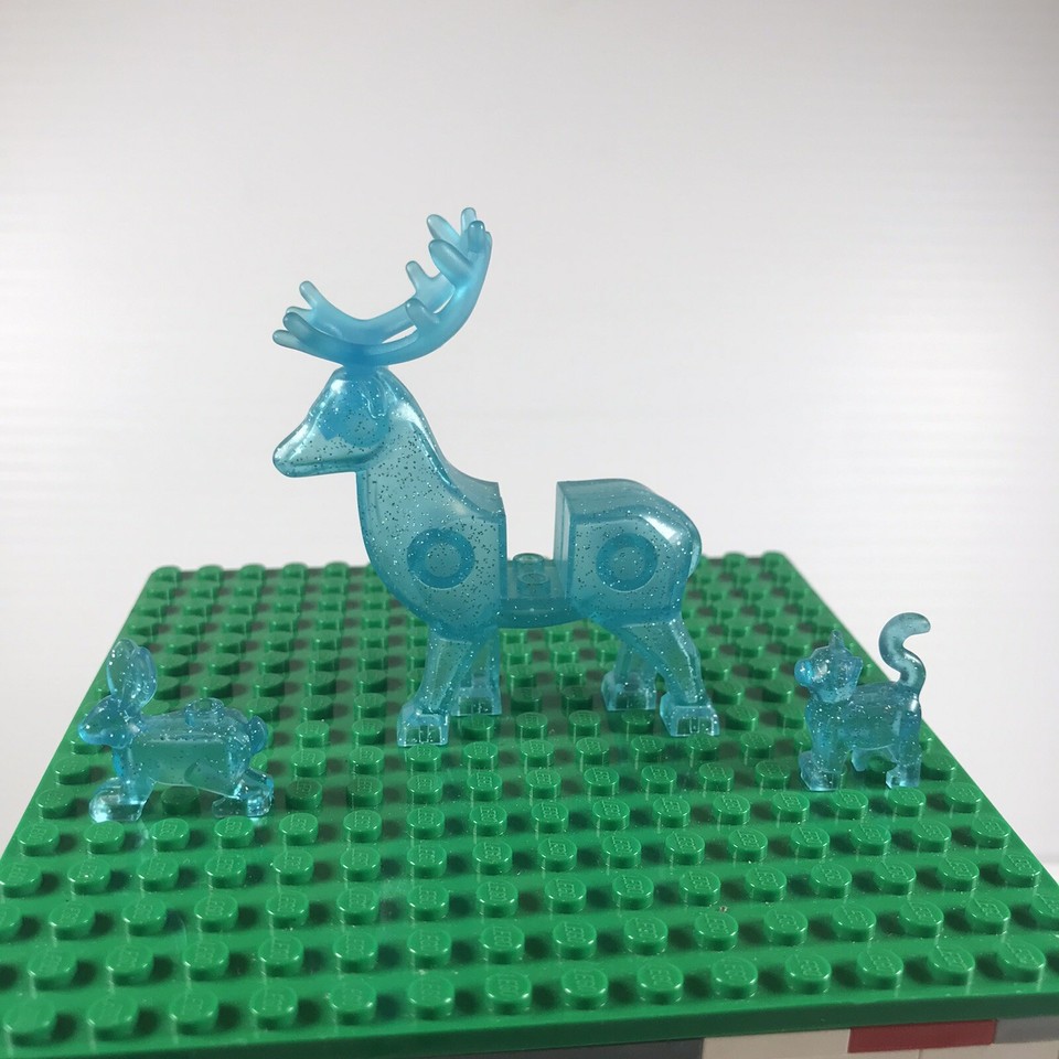 Lego Glitter Reindeer Minifigure Trans Blue Deer 75945 Harry Potter ...