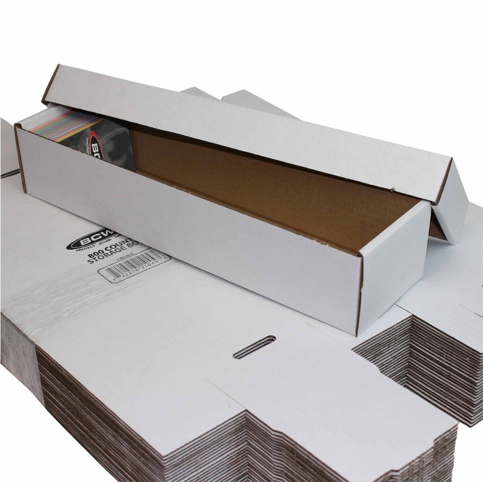 Bundle of 25 - BCW 800 Count Cardboard Baseball Trading Card 2-Piece ...