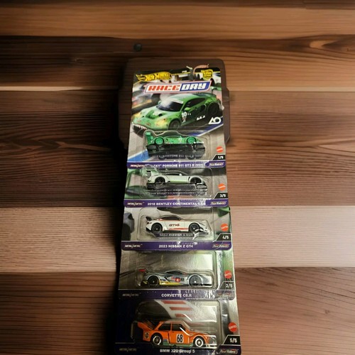 2024 Hot Wheels Premium Car Culture D Case Race Day, Set Of 5 Cars ...