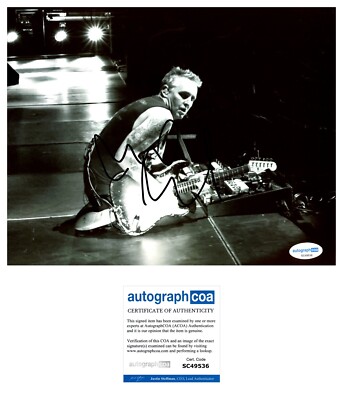 Mike McCready ‘Pearl Jam’ Guitarist Signed Autograph 8x10 Photo ACOA | eBay