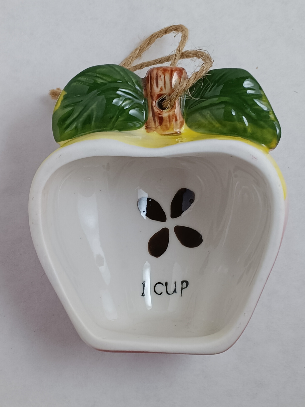 Vintage Apple Shaped Measuring Cups, Ceramic (set of 3) | eBay