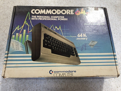 COMMODORE 64 PERSONAL COMPUTER COMPLETE WITH BOX, POWER AND MANUAL 64 NES HQ | eBay