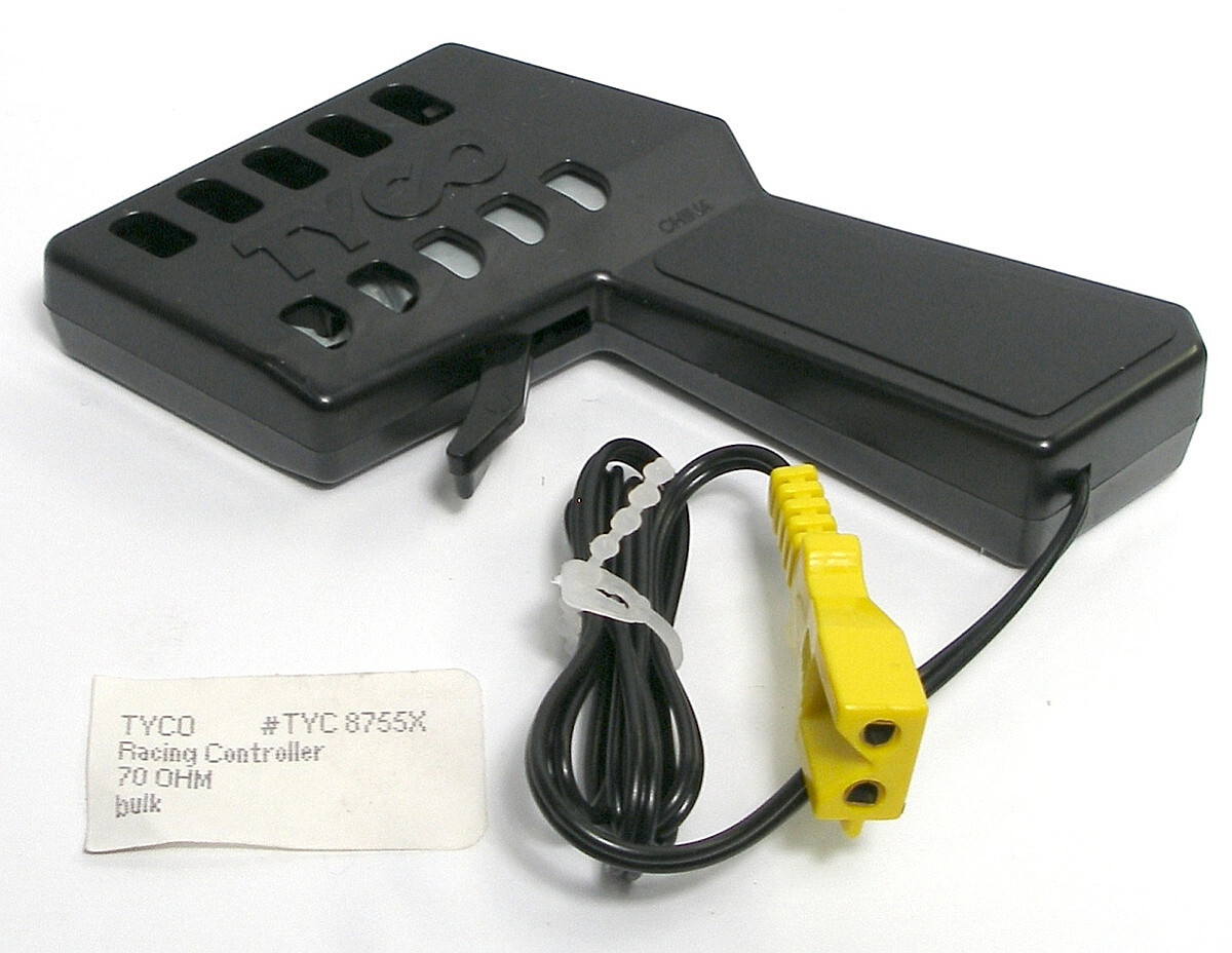 1 TYCO 70 OHM HO Slot Car Track BLACK CONTROLLER Original Equiptment ...