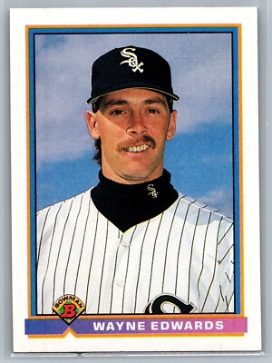 1991 TOPPS BOWMAN CARD # 364 Wayne Edwards - Chicago White Sox | eBay