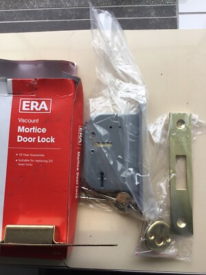 ERA Viscount 5 Lever Door Lock deadlock brass | eBay UK