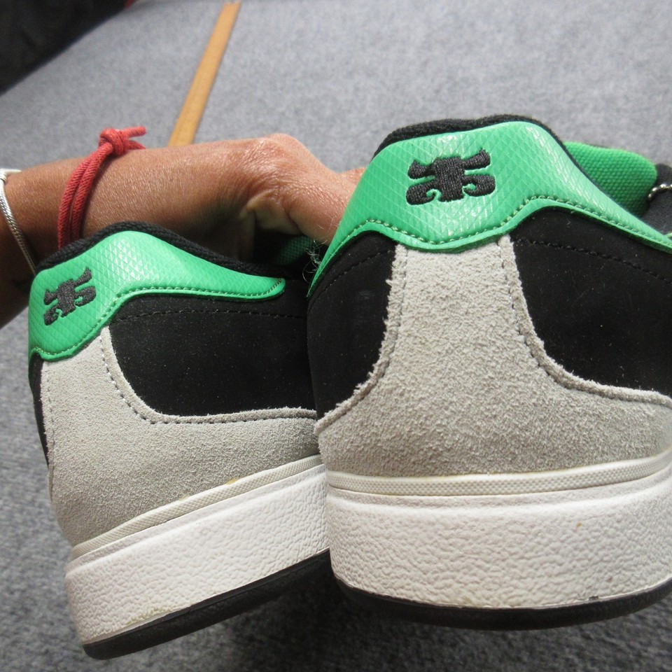 Vtg Ipath Shoes Mens Size 10 Green White Black Centennial Skate Leather ...