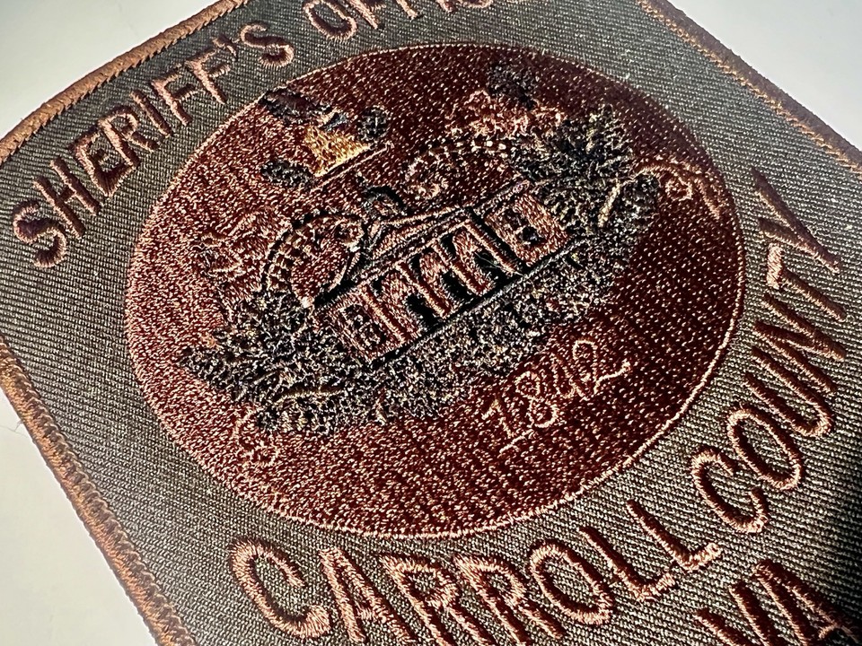 Carroll County Virginia Sheriff Patch - Subdued - New | eBay