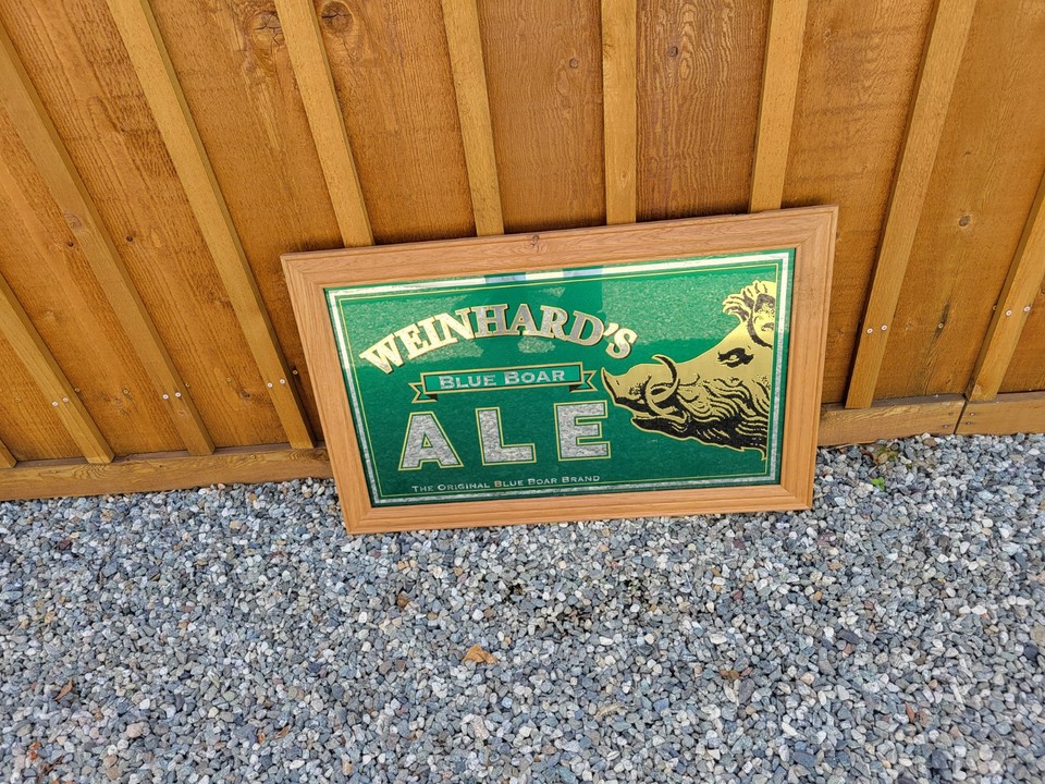 VTG Weinhard's Blue Boar Ale Beer Sign | eBay