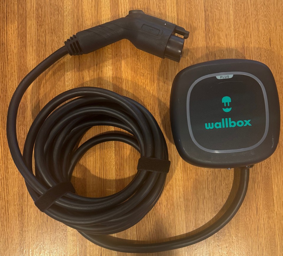 Wallbox Pulsar Plus 40A 240V | 9.6kW | 25' Cable Electric Vehicle EV ...