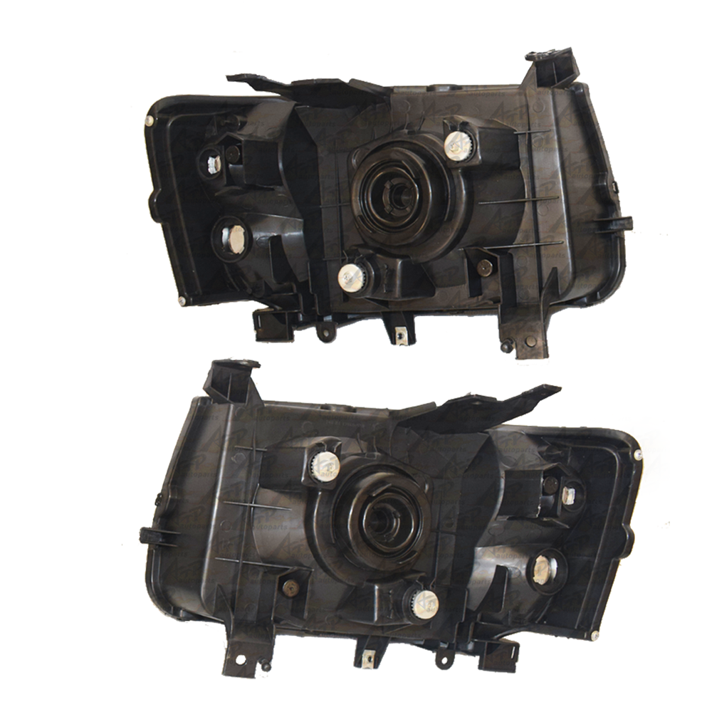 Pair/Set LH RH Headlights Lamp Chrome For Ford Ranger PJ Ute 2006~2009 ...