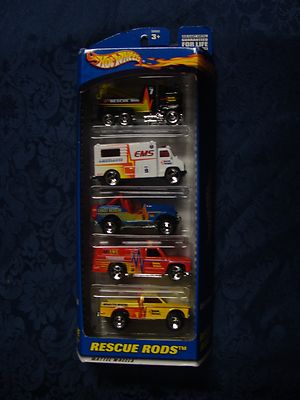 Hot Wheels Rescue Rods 5 Car Gift Pack * Mattel * | eBay
