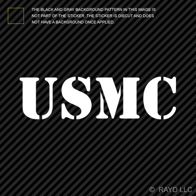 (2x) USMC Sticker Die Cut Decal Self Adhesive Vinyl united states ...