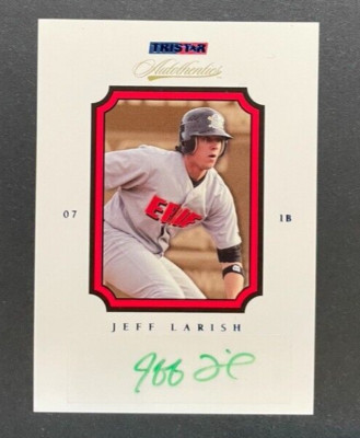 2007 Tristar Autothentics - Jeff Larish #64 Erie SeaWolves - AUTO /250 ...