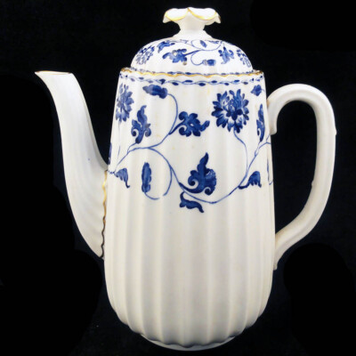 COLONEL BLUE by Spode Coffee Pot 8.25" tall NEW NEVER USED made in ...