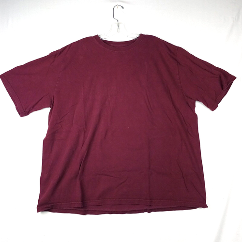 Vintage Jerzees Russell Corp Men's Short Sleeve T Shirt Size XXL Maroon | eBay
