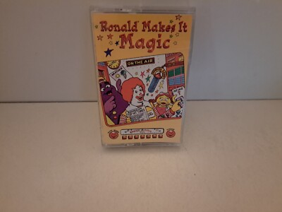 RONALD MCDONALD - MAKES IT MAGIC 1994 Vintage Cassette MAGICAL RADIO ...