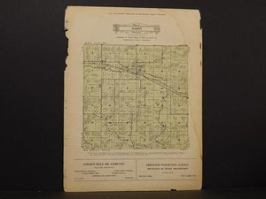 Wisconsin, Trempealeau County Map Albion Township 1930 Y8#21 | eBay