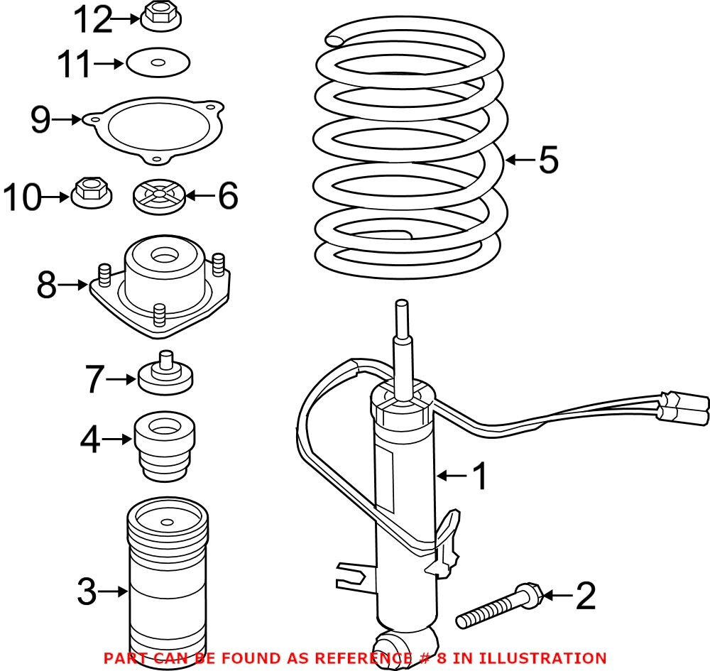 Genuine OEM Shock Mount for BMW 33526788778 for sale online | eBay