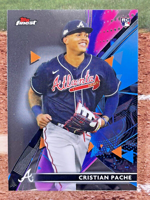 2021 Topps Finest Rookie Christian Pache #97 Atlanta Braves | eBay