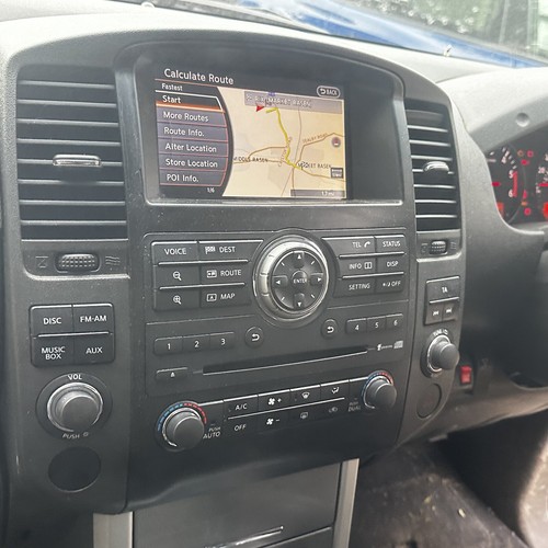 Nissan Navara D40 Media sat nav dash control panel cd radio "2010 ...