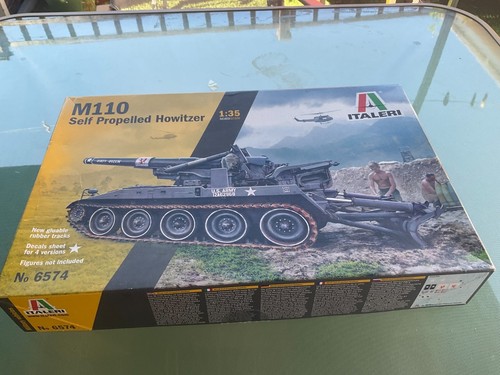 MODEL KIT M110 SELF PROPELLED HOWITZER BY ITALERI 1:35 | eBay UK
