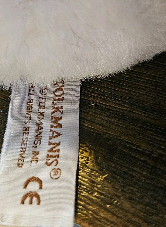 Folkmanis White Mouse Rat Hand Puppet Plush Folktails Realistic Long ...