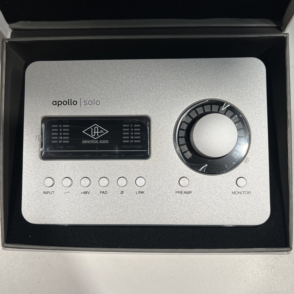 Universal Audio Apollo Solo Desktop Thunderbolt (Heritage Edition ...