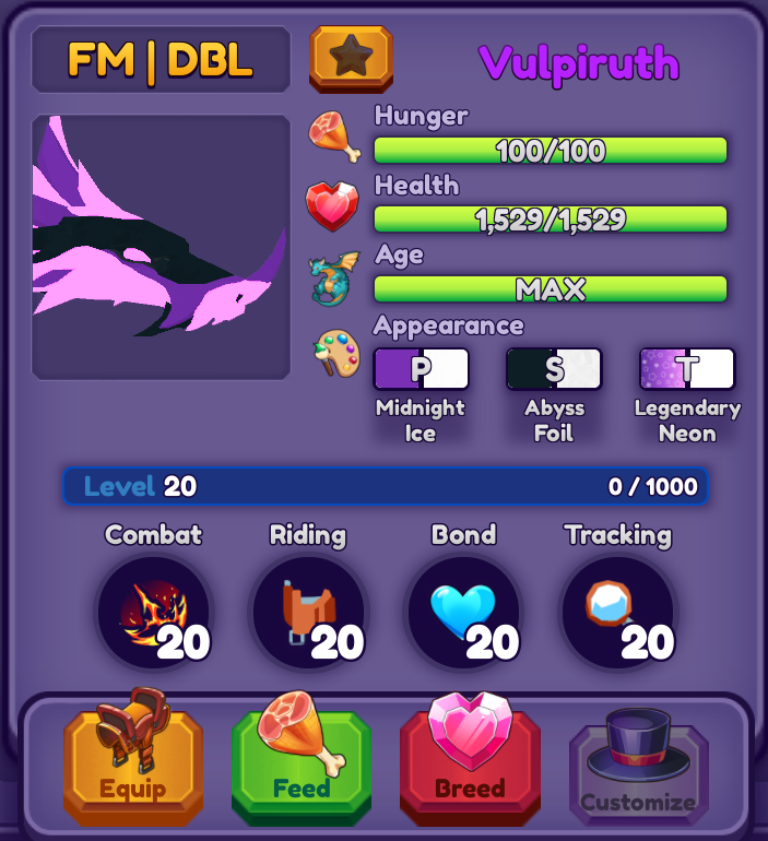 Vulpiruth | Dragon Adventures | DA | Roblox | eBay