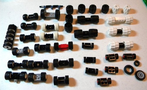 Lego Tire &Wheel Lot, Over 30 Set of Tires, Small to Medium | eBay