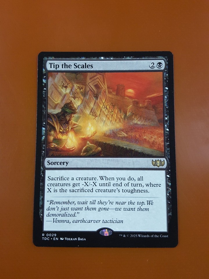 1x Tip the Scales | Tarkir: Dragonstorm Commander | MTG Magic Cards | eBay