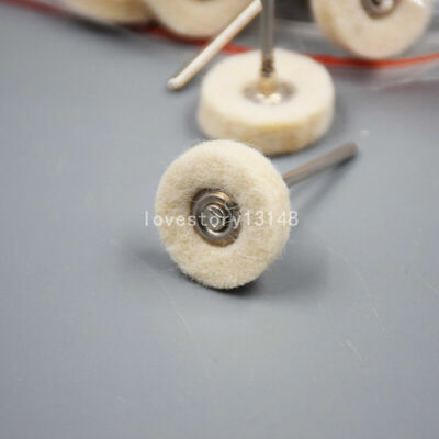 30 Pcs Dental Buffing Wheels Wool Polishing Brush Alumina Cotton For ...