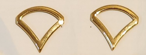 2 US ARMY PRIVATE FIRST CLASS E 3 BRASS INSIGNIA PINS | eBay