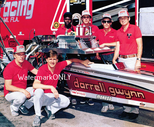 "Darrell Gwynn" & His 1980's Rear Engine Top Fuel Dragster PHOTO! #(3 ...