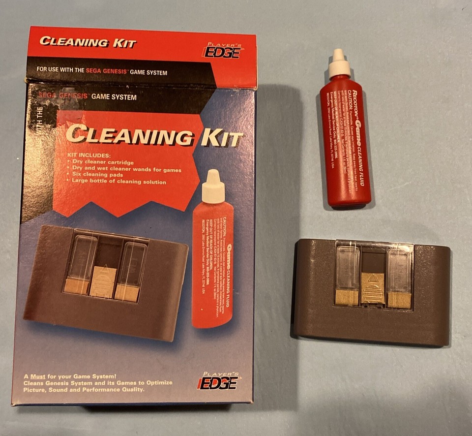 Vintage Sega Genesis Video Game Cleaning Kit | eBay