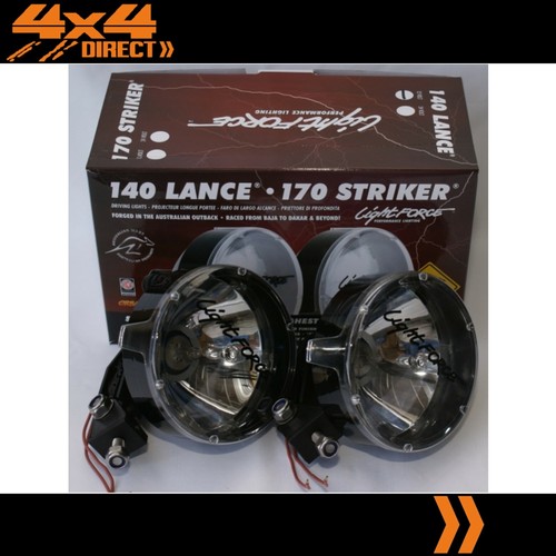 LIGHTFORCE 140 LANCE DRIVING SPOT LIGHTS W/ AFTERMARKET 55W HID ...