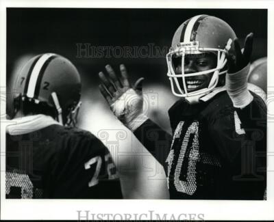1988 Press Photo Bubba Baker, Dave Puzzuoli-football battle - cvb35232 ...