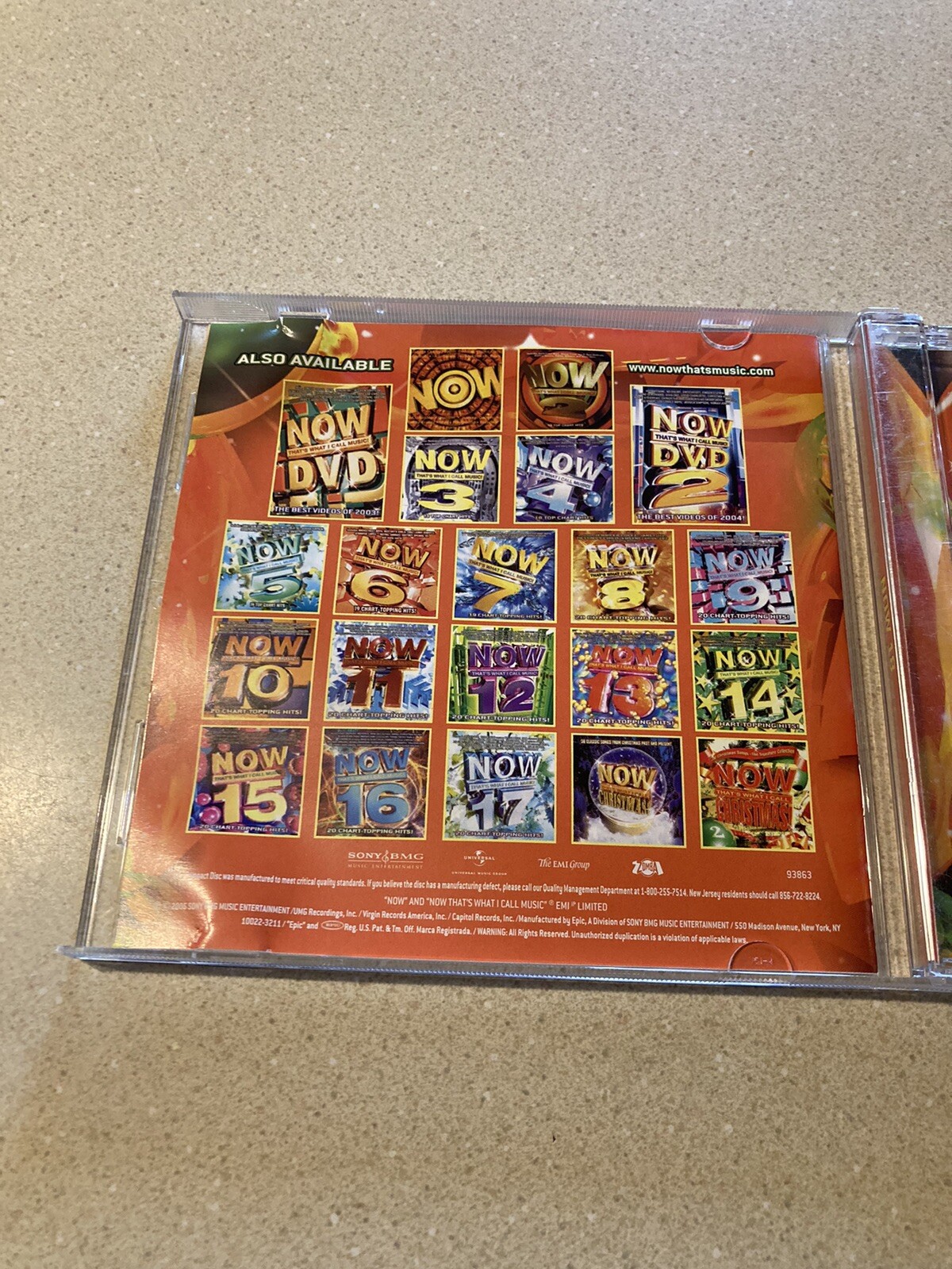 Now That's What I Call Music! 18 by Various Artists (CD, Mar-2005, Sony ...