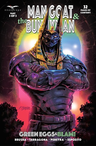 MAN GOAT & BUNNYMAN GREEN EGGS & BLAM #3B (NM) FAJARDO Variant ...