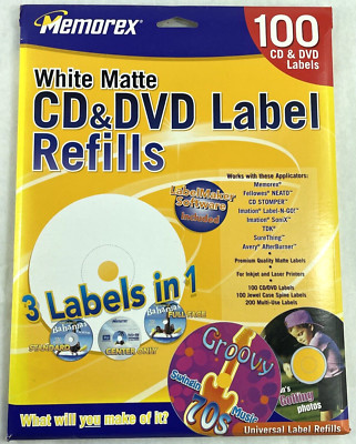 CD, DVD & Disk Labels - Matte Cd