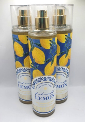 BATH AND BODY WORKS FRESH AMALFI LEMON BODY MIST 8 FL OZ EACH (3) | eBay