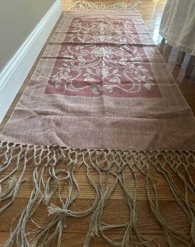 Giuliana Ricami Tessuti A Telaio Tuscany Table Runner Linen 70”X 30 ...