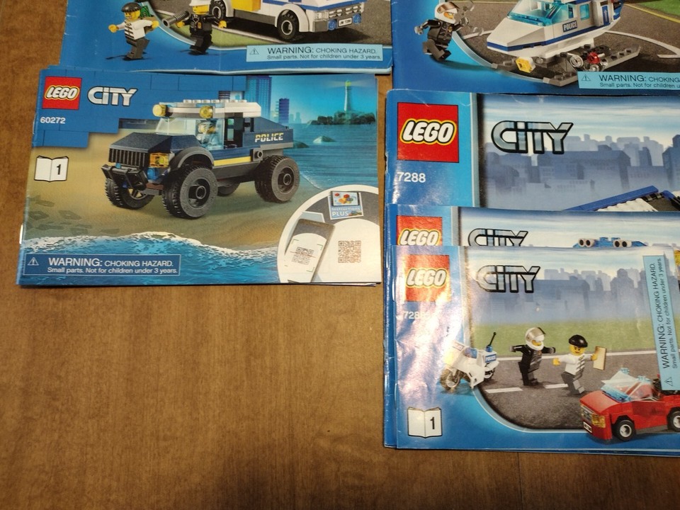 Lego City Police Lot 13 Set - 30013 30367 60006 7286 7741 60244 7744 ...