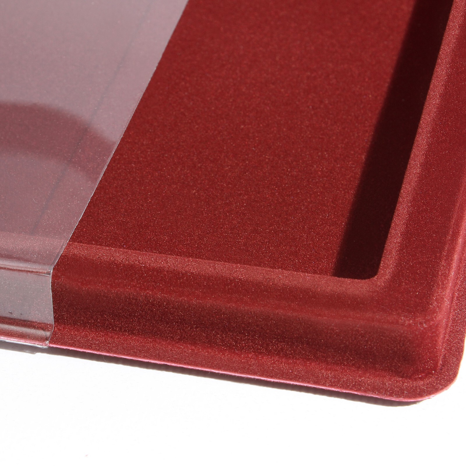 Red COIN TRAY for Display Coins or Medals - Compartment Size 297 x 190 ...