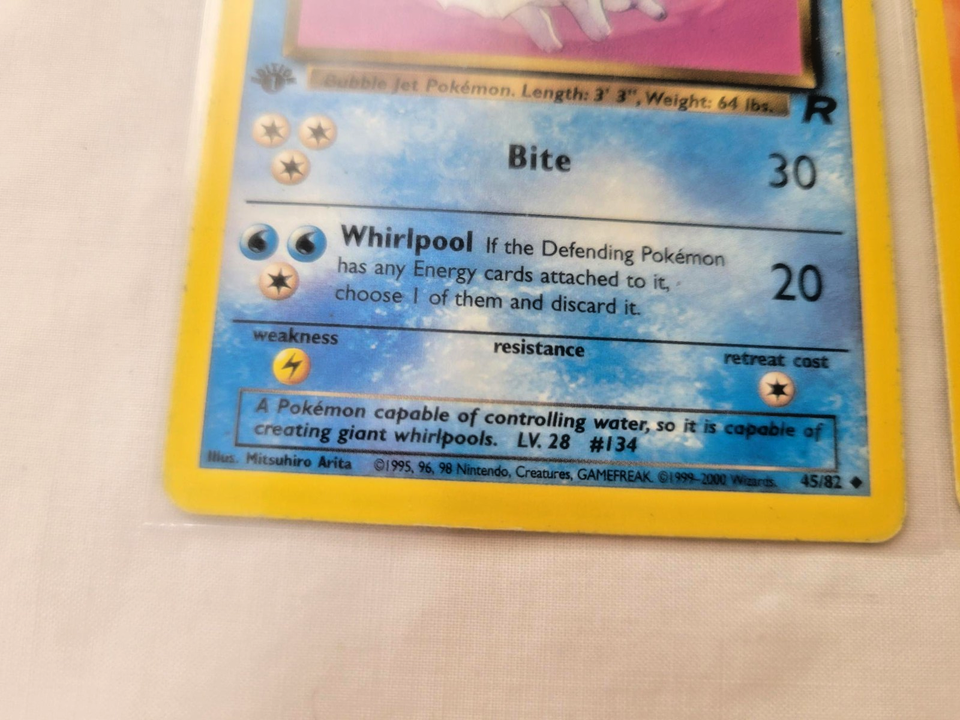 VTG Pokémon 3 Lot ALL 1st Ed! Team Rocket - Eevee Dark Flareon ...