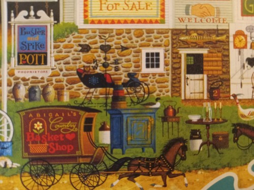 Peppercricket Farms 1000 Pc Puzzle Horses Carriages Charles Wysocki | eBay