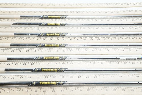 True Temper Dynamic Gold Mid 100 S300 7p 34-36.5" Iron Shaft Set Pulls ...