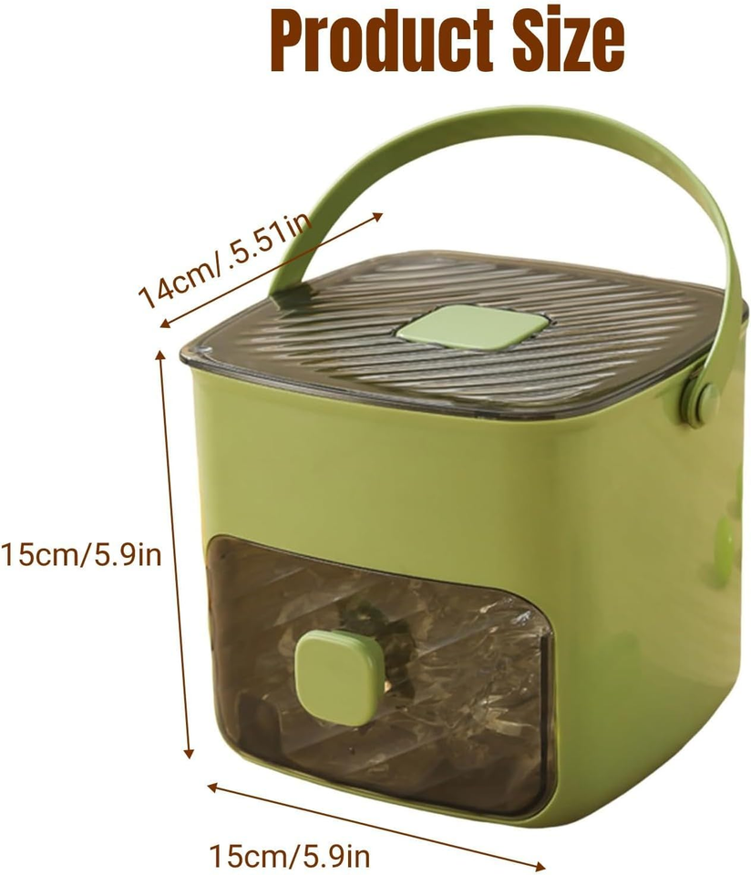 Portable Ice Bucket for Freezer, 48 Grid Ice Box Ice Lattice Ice Making ...