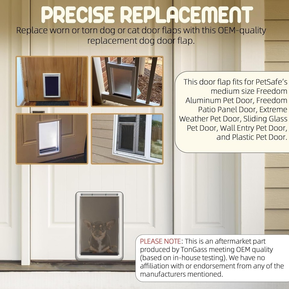 PAC11-11038 Medium Dog Door Flap Replacement for Petsafe Freedom | eBay